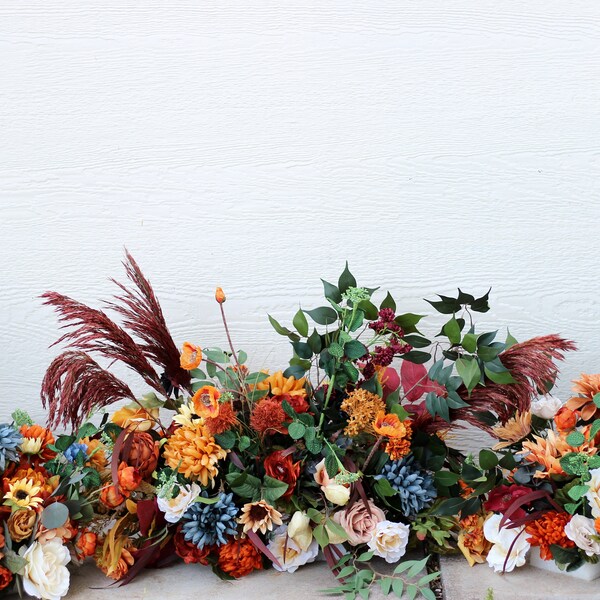 Wedding Arch Flowers Blue - Etsy