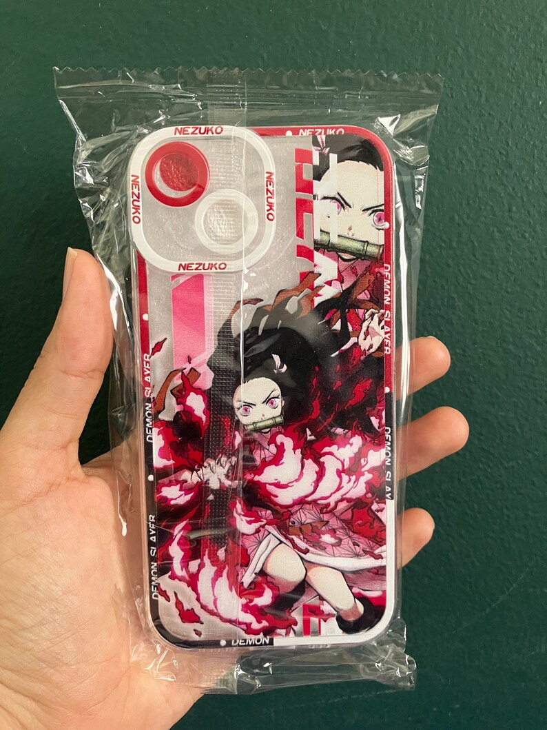 Demon Slayer Nezuko Kamado iPhone 15 Case Transparent Shell - Etsy