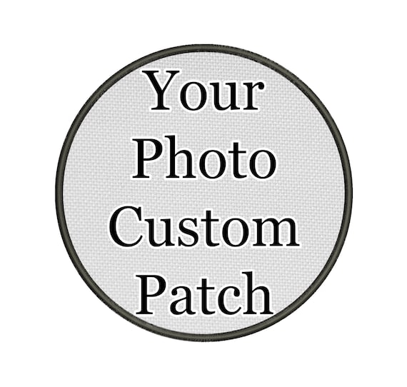 Circle Patch Custom Patch Photo Patch Personalized Patch - Etsy Australia