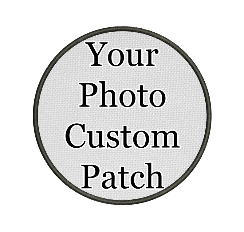 Circle Patch Custom Patch Photo Patch Personalized Patch - Etsy Australia