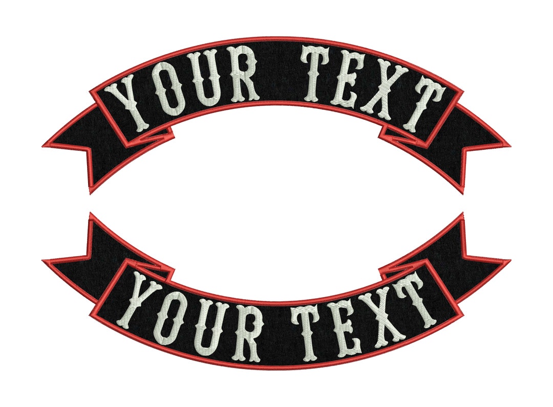 Bottom Top Rocker, Embroidered Patch, Custom Embroidered, Custom ...
