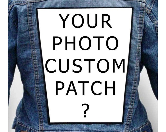 REFLECTIVE Top or Bottom Rocker, Embroidered Patch, Custom Embroidered ...