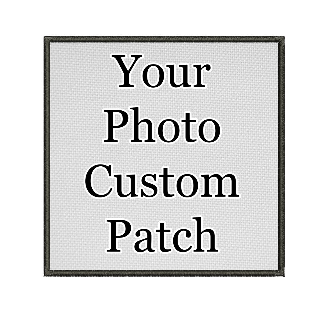 Square Patch, Custom Patch, Photo Patch, Personalized Patch, Back Patch ...