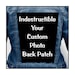 Double Flame Bottom Top Rocker, Embroidered Patch, Custom Embroidered ...
