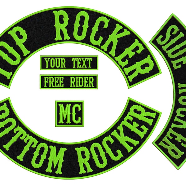 Side Rocker Motorcycle Patch - Etsy