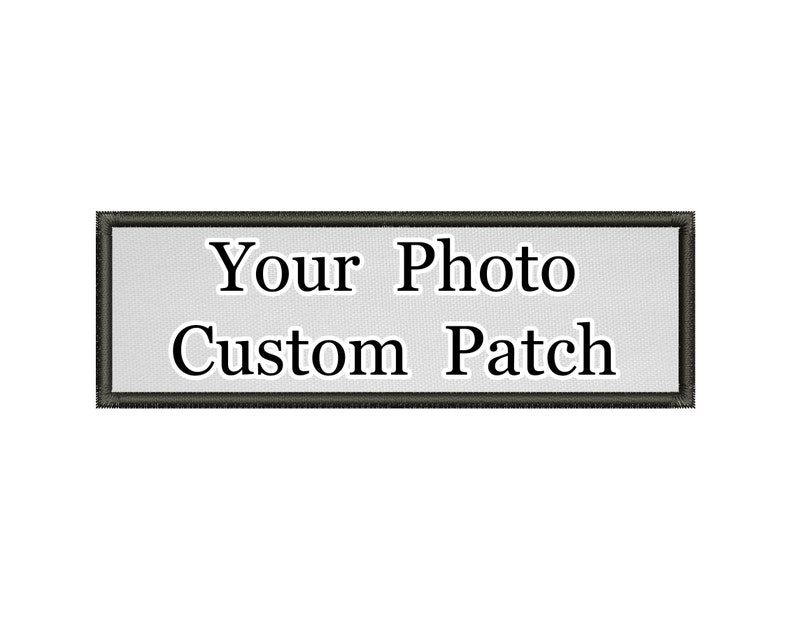 Rectangular Custom Patch Photo Patch Personalized Patch - Etsy