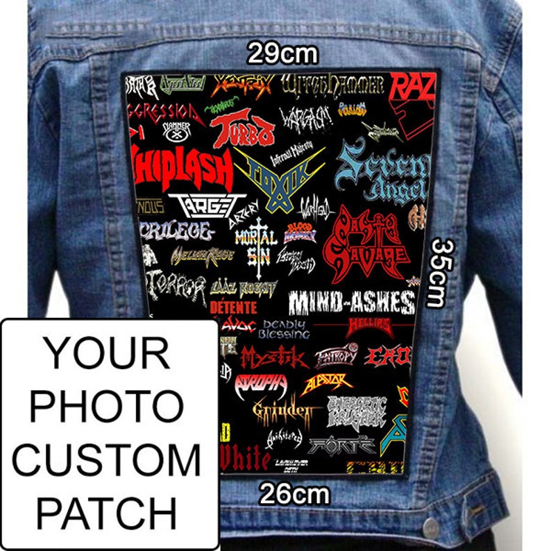 BackPatch Custom Patch Photo Patch Personalized Patch Back | Etsy