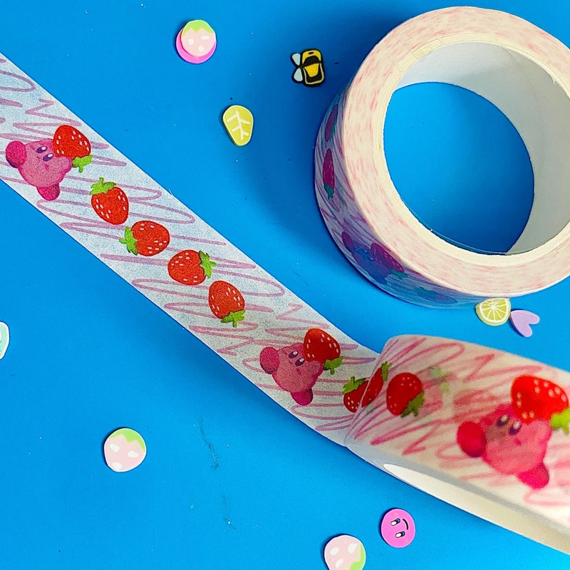 Strawberry Washi Tape - Etsy