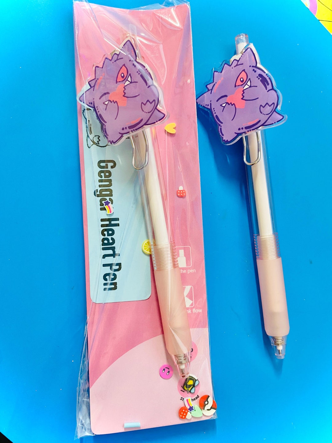 Gengar Epoxy Clip Pen - Etsy