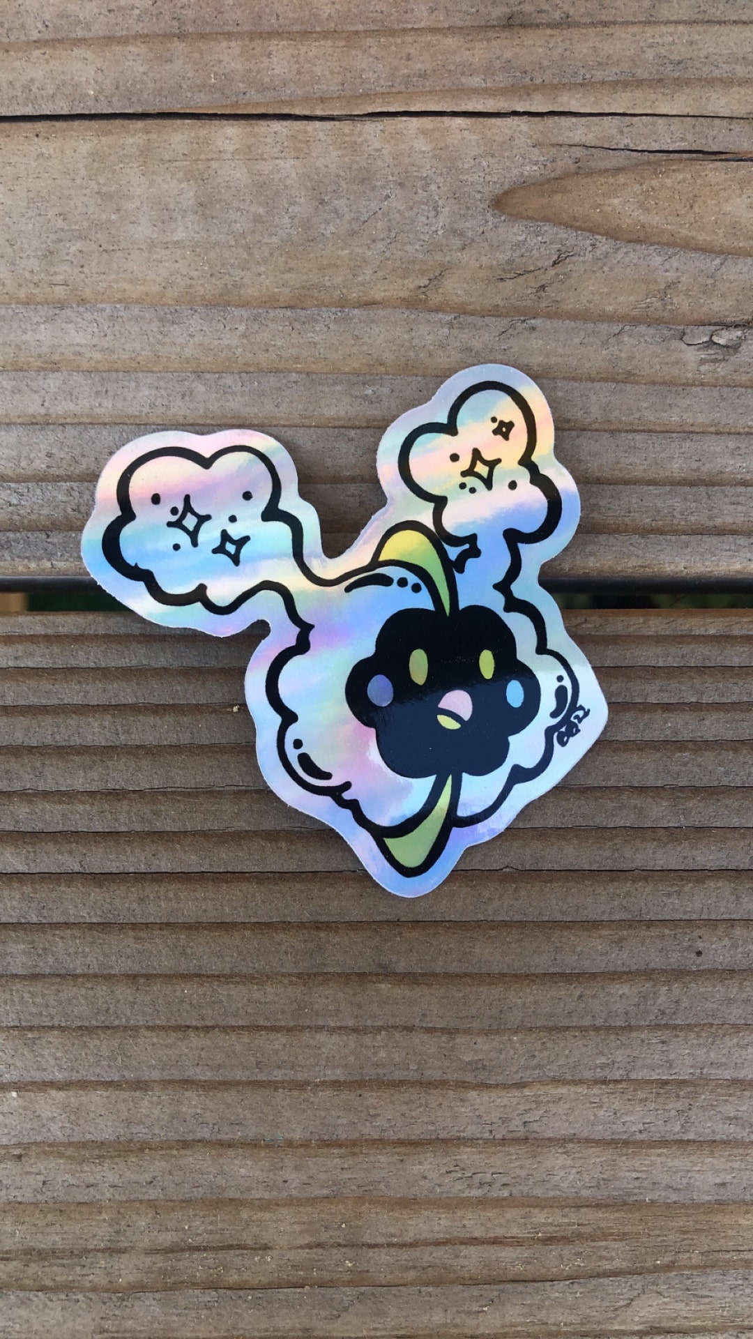 Holographic Cosmog Stickers - Etsy