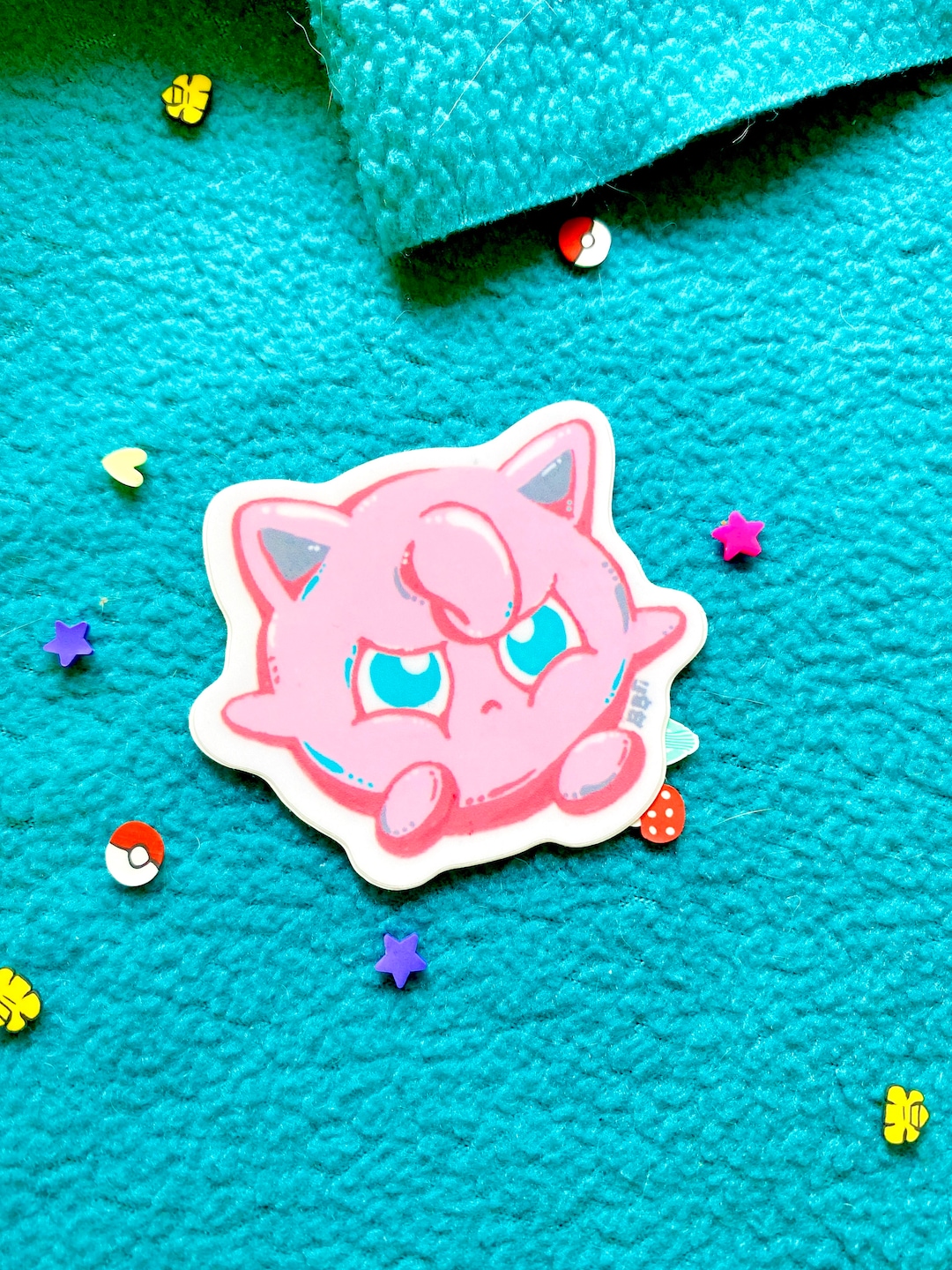 Angry Jigglypuff Stickers - Etsy