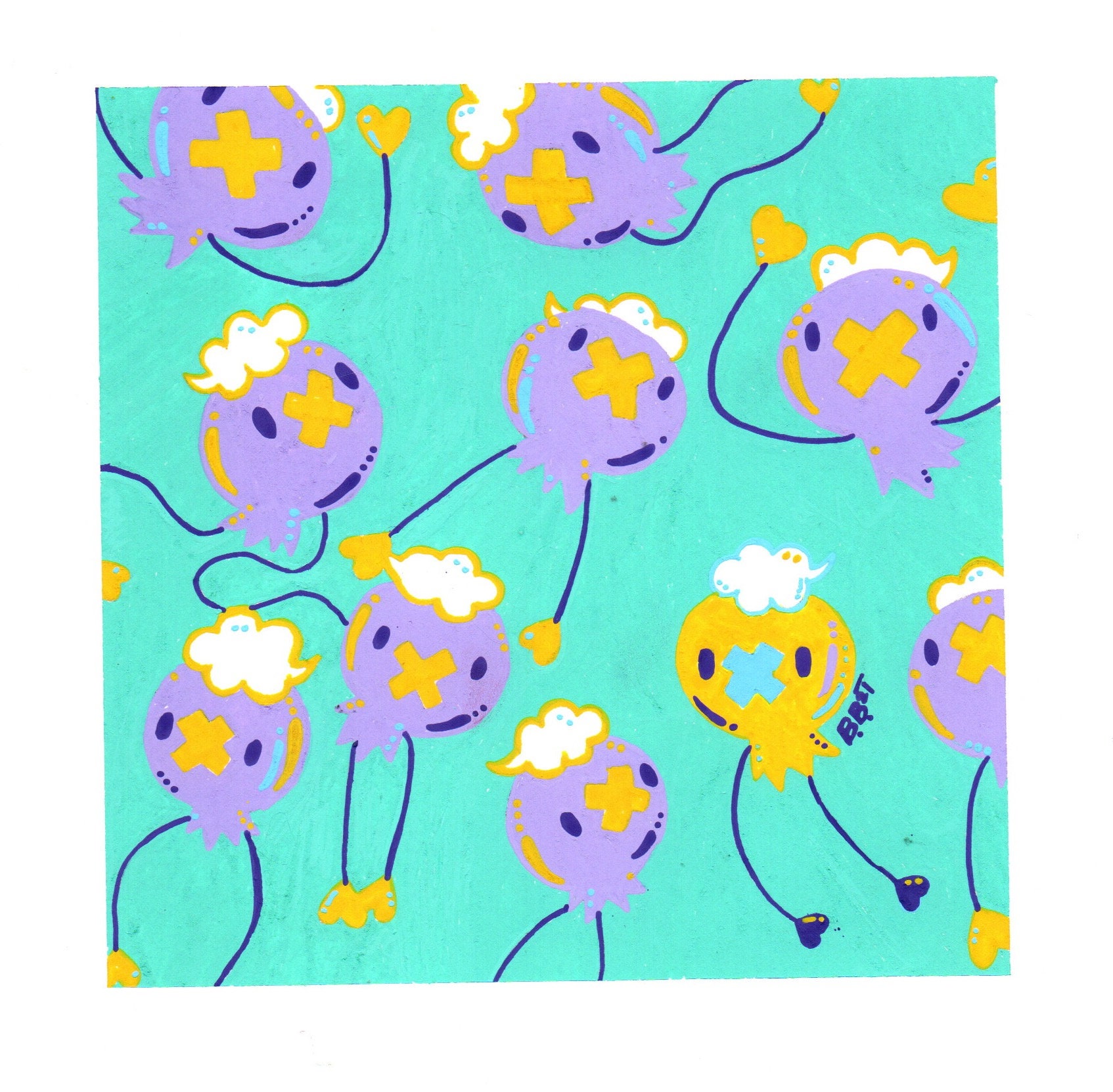 Pokemon Collage Posca Drawing - Etsy