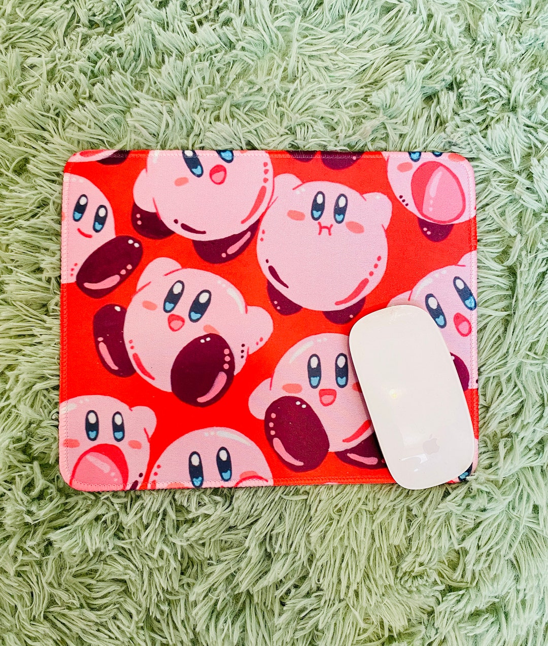 Kirby Mouse Pad - Etsy