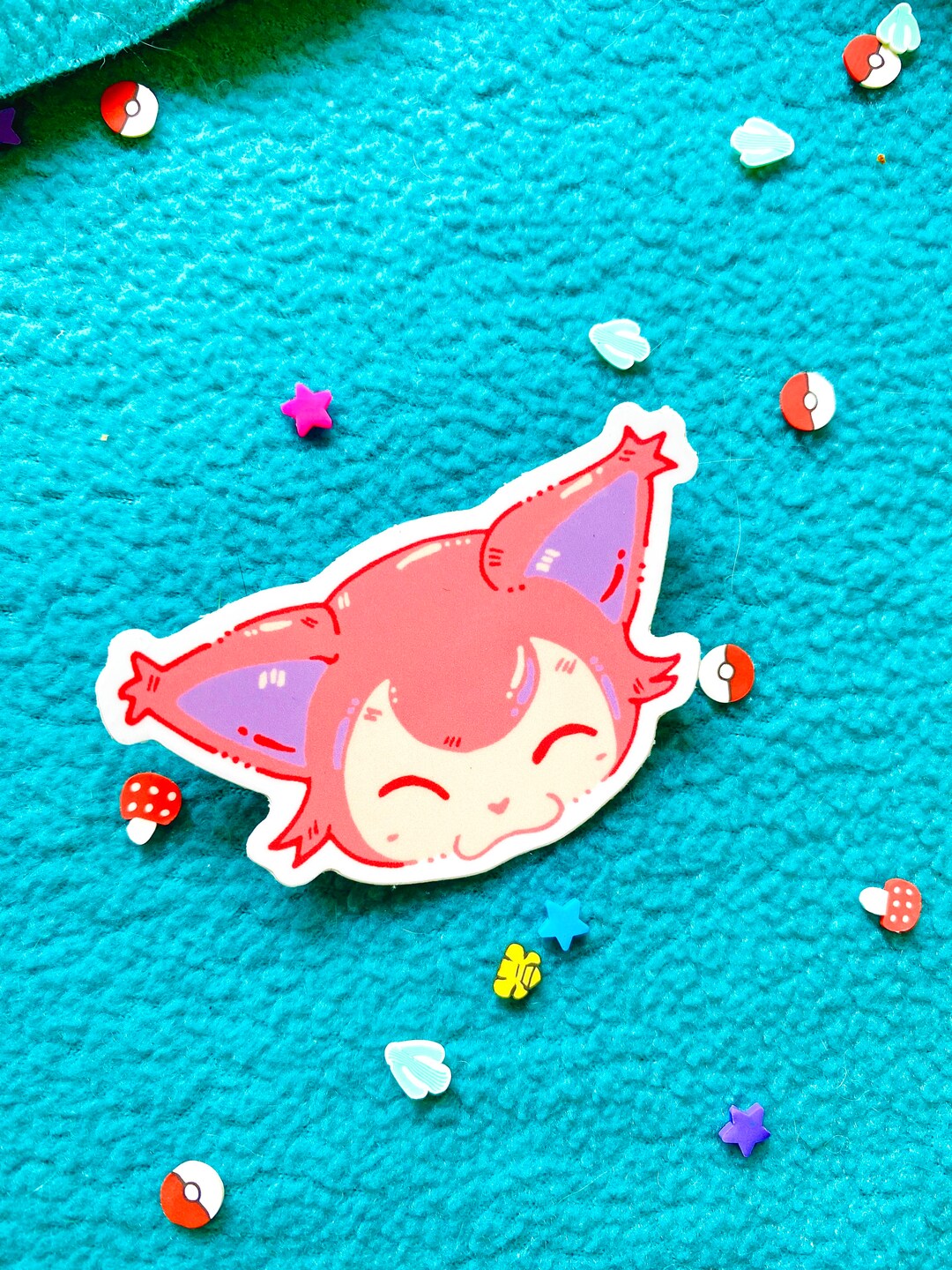 Skitty Bite Sticker - Etsy