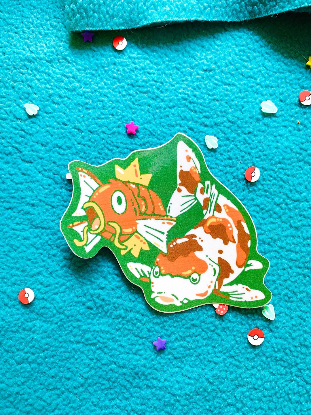 Magikarp and Koi Fish Sticker - Etsy