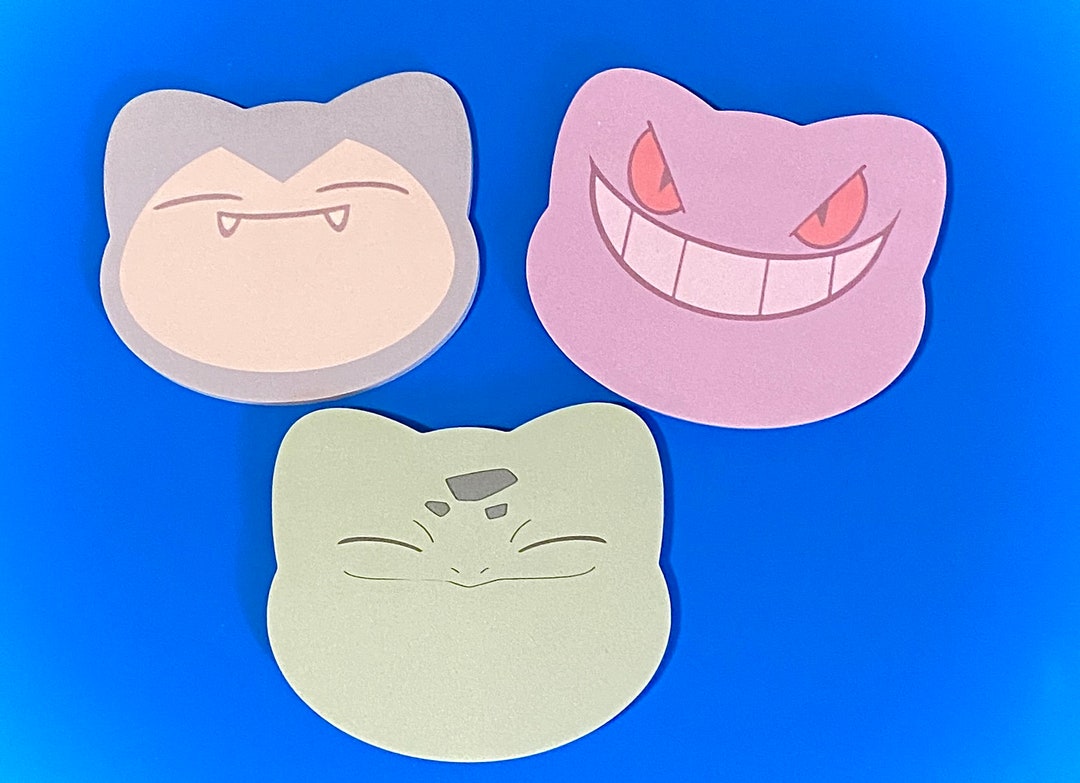 Pokemon Diecut Sticky Notes - Etsy