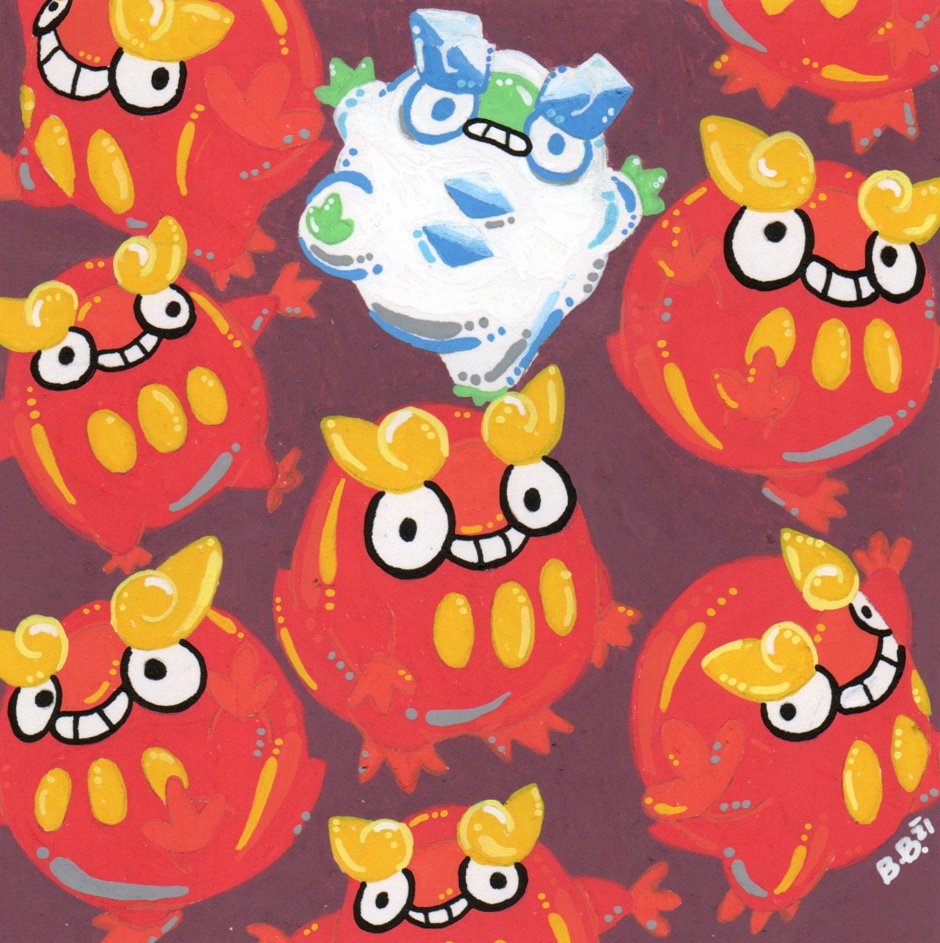 Pokemon Collage Posca Drawing - Etsy