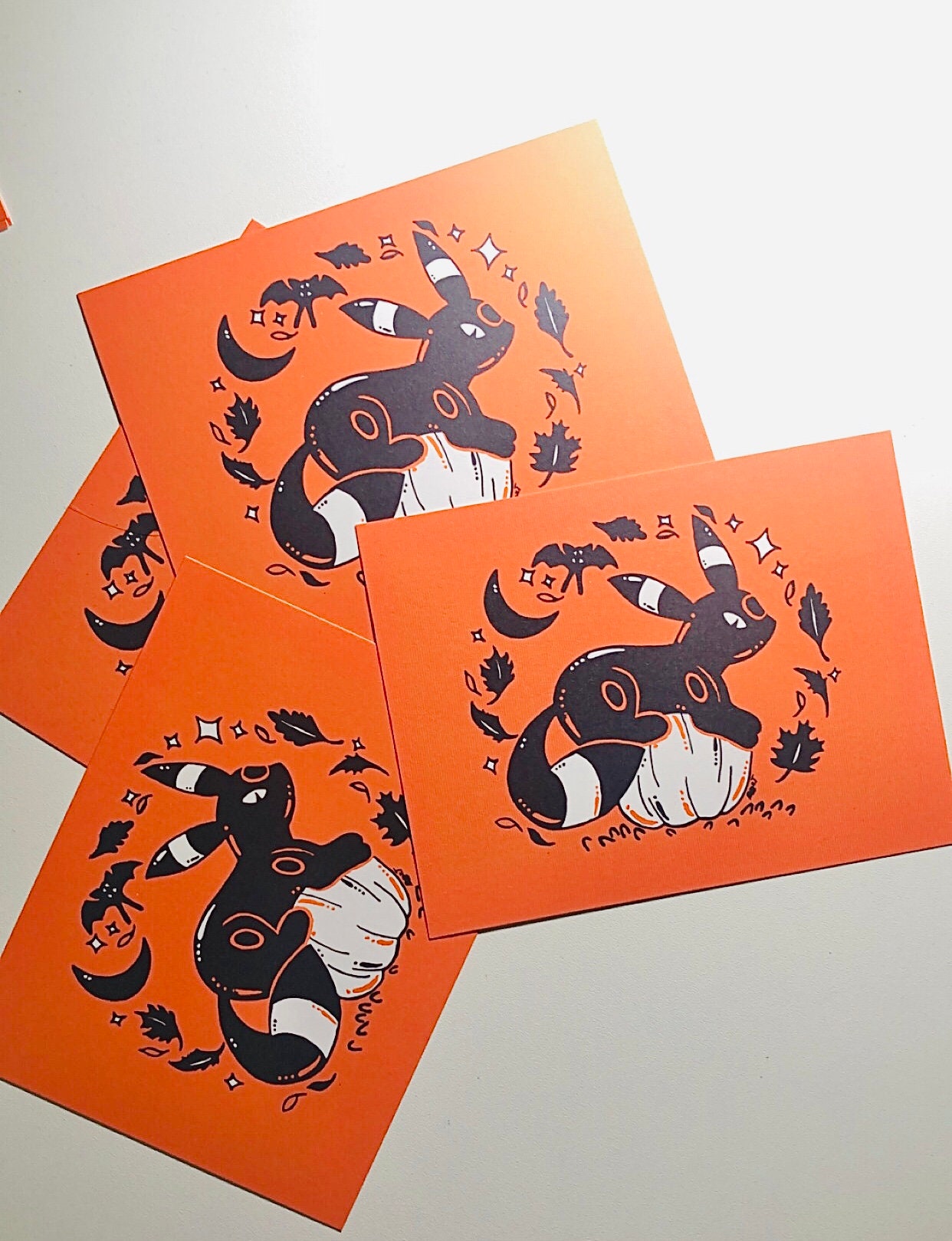 Umbreon Fall Print - Etsy