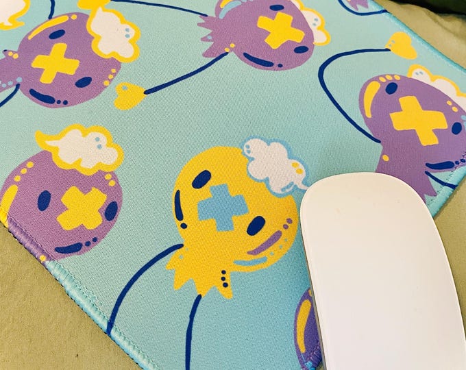 Pokemon Mousepad Gengar Dragonite Wooper - Etsy