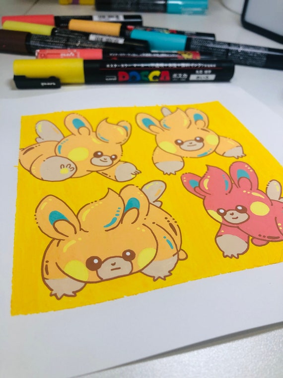 Pokemon Collage Drawing
