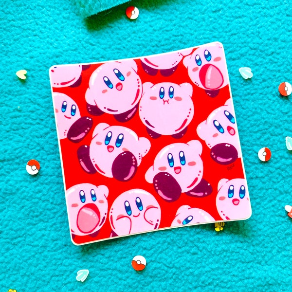 Kirby Sticker - Etsy