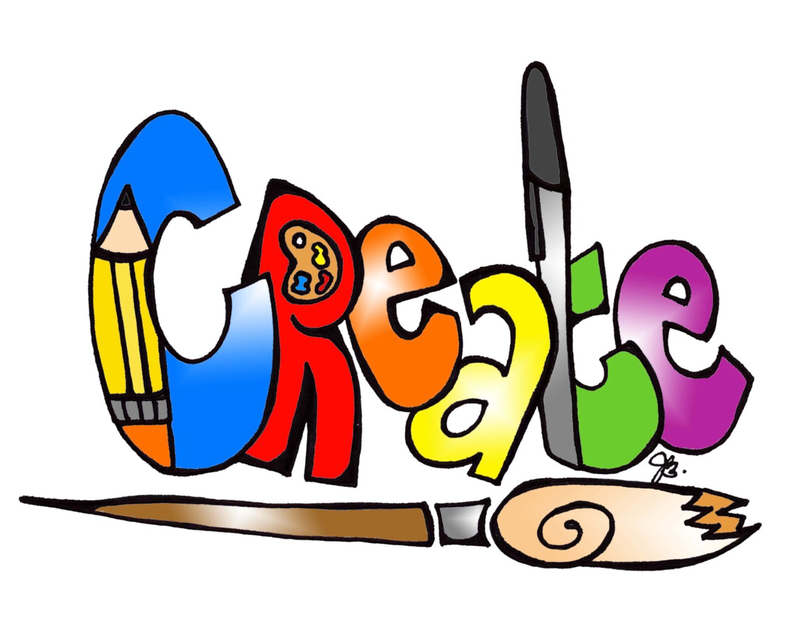 Power Words Doodle Words Goals Coloring Pages | Etsy