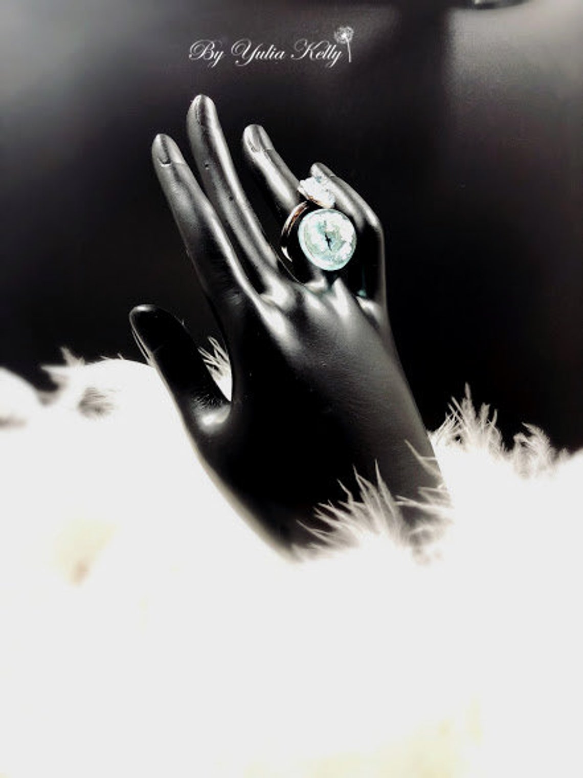 Ring With Сlouds Cloud Ring White Cloud Ring Resin Jewelry - Etsy