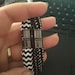 10mm Round Braided Cord, Paracord Rope, Black White Pattern, Round ...