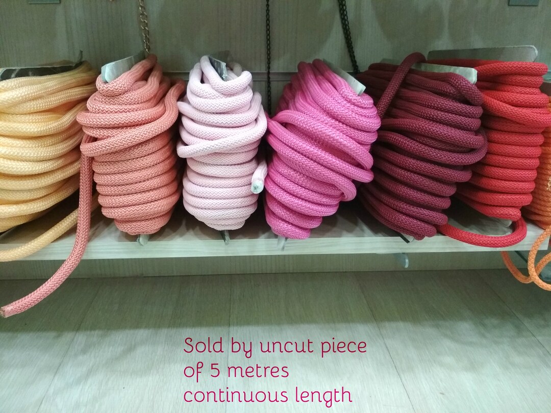 10mm Round Braided Cord, 1 Uncut Piece of 5 Metres,paracord Rope ...