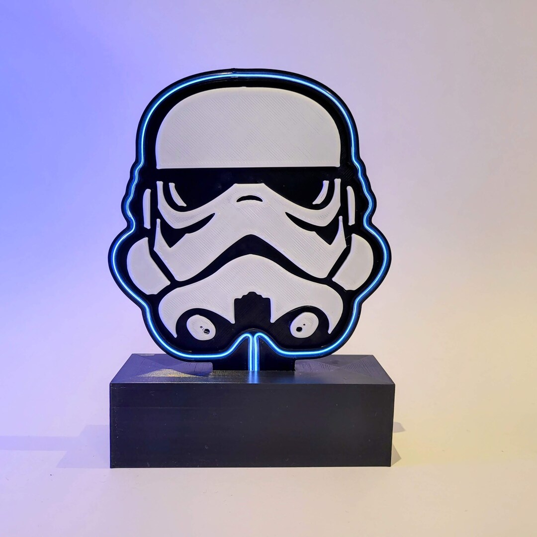 Star Wars Stormtrooper Neon Desk Display Light - Etsy