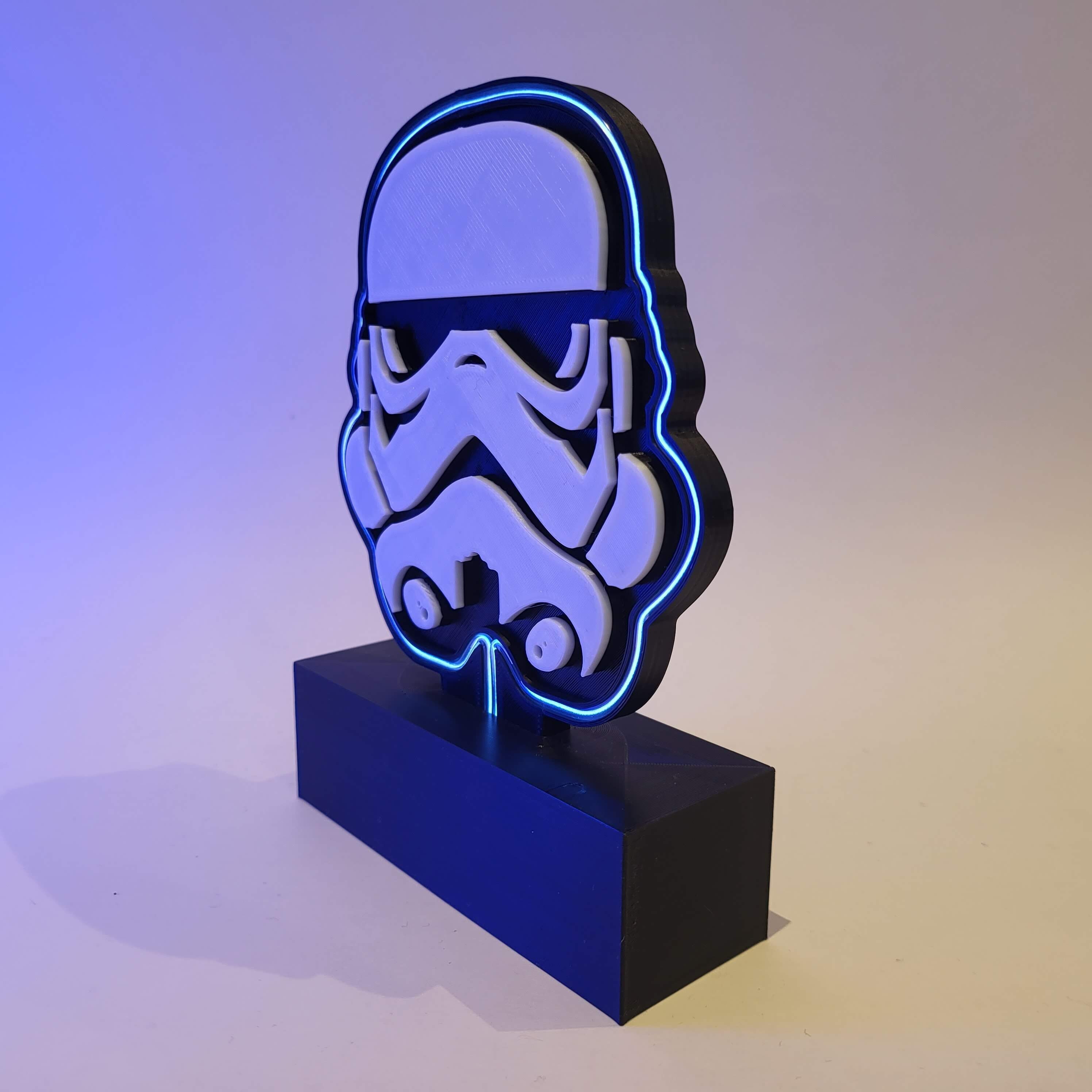 Star Wars Stormtrooper Neon Desk Display Light - Etsy