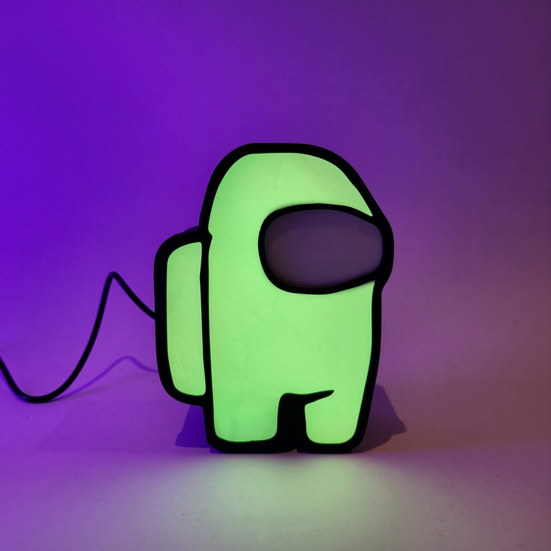 Among Us Crewmate RGB LED Display Lamp - Etsy