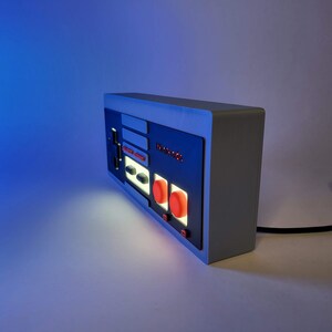 NES Controller LED Lightbox | 3D Printed | Illuminated Decor | USB ...