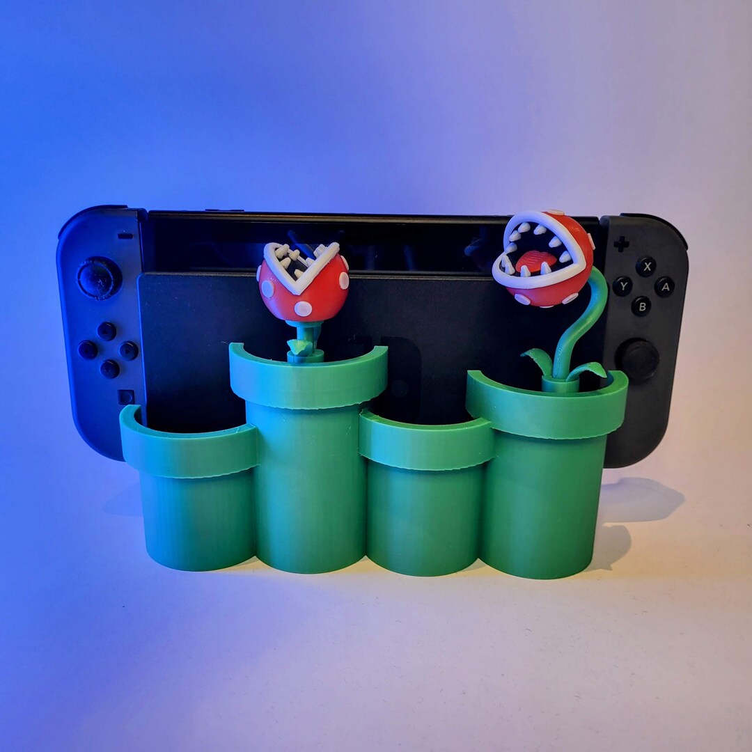 Piranha Pipes Dock Cover for Nintendo Switch | 3D Printed | Iconic ...