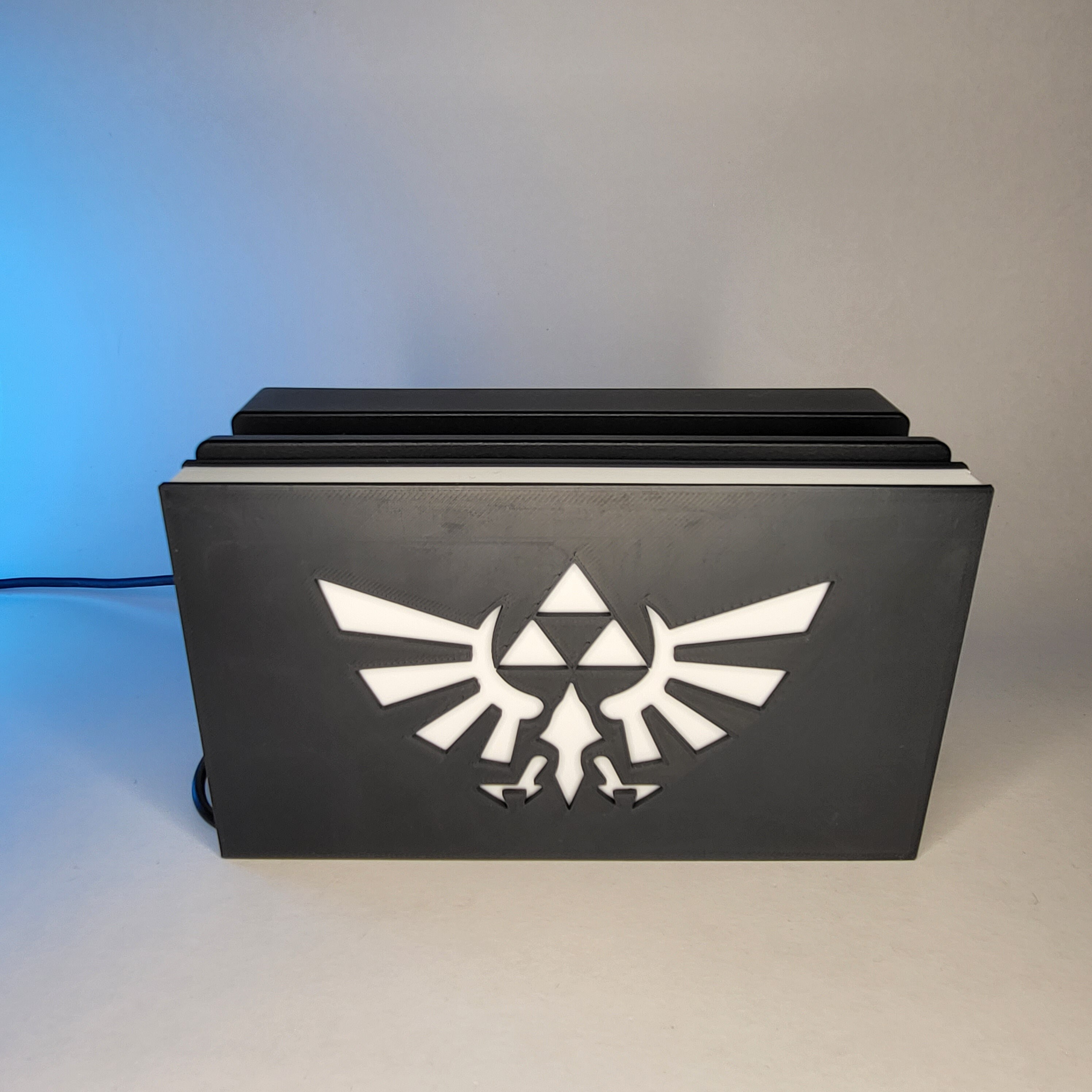 Zelda Hyrule RGB LED Dock Cover for Nintendo Switch 3D Printed Gamer ...