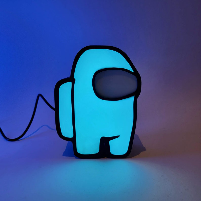 Among Us Crewmate RGB LED Display Lamp - Etsy