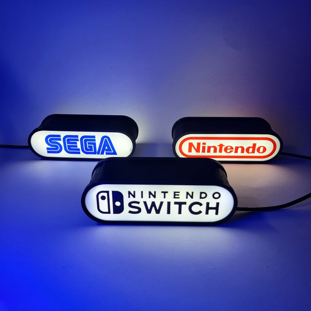 Nintendo Switch Console LED Double Sided Lamp - Nintendo, Sega ...