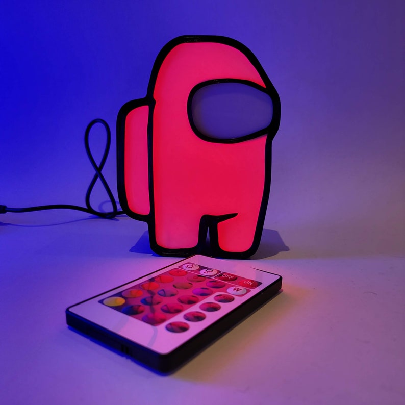 Among Us Crewmate RGB LED Display Lamp - Etsy