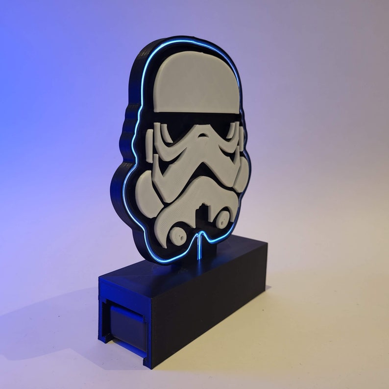 Star Wars Stormtrooper Neon Desk Display Light - Etsy