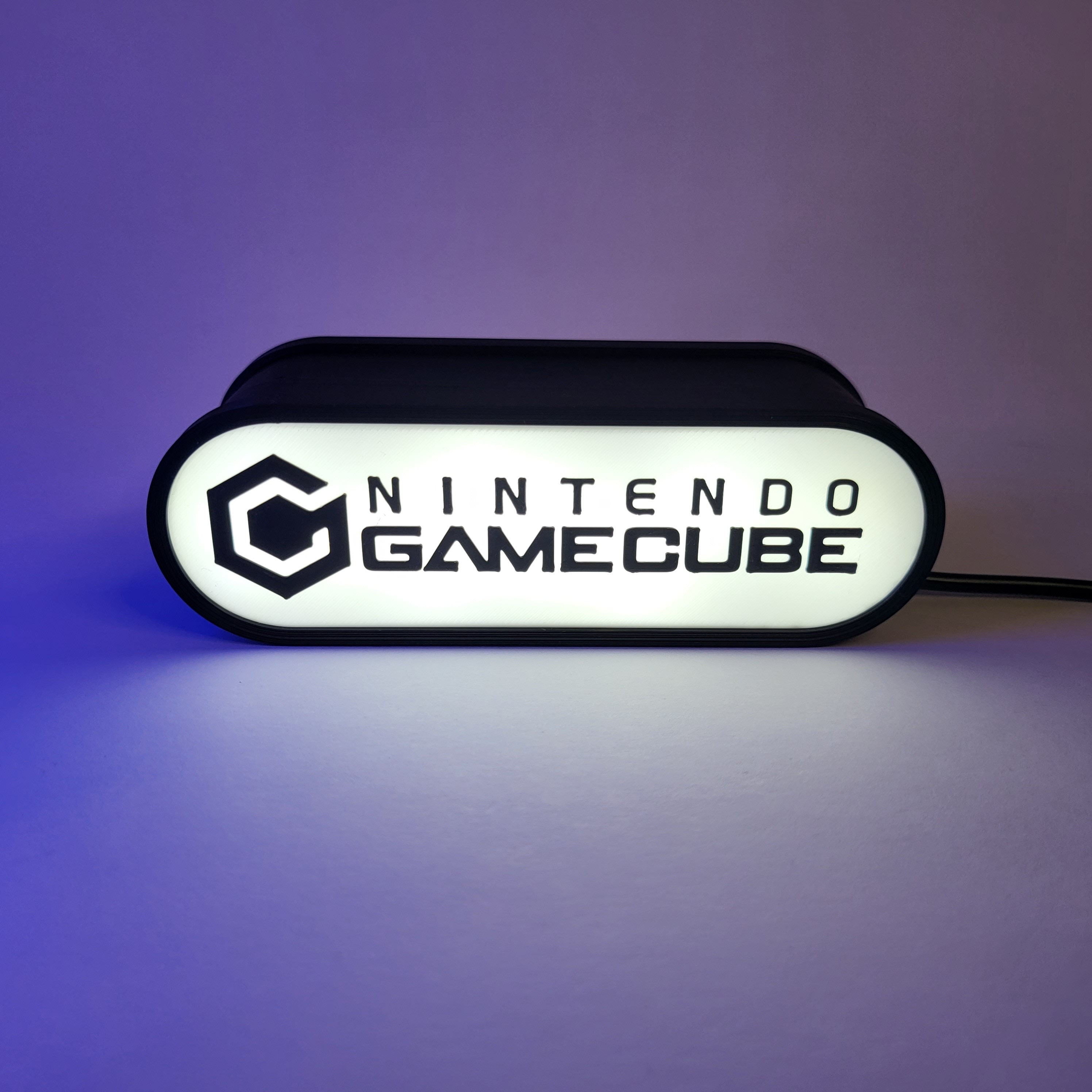 Gamecube Retro Console LED Double Sided Lamp Nintendo, Sega, Nintendo ...