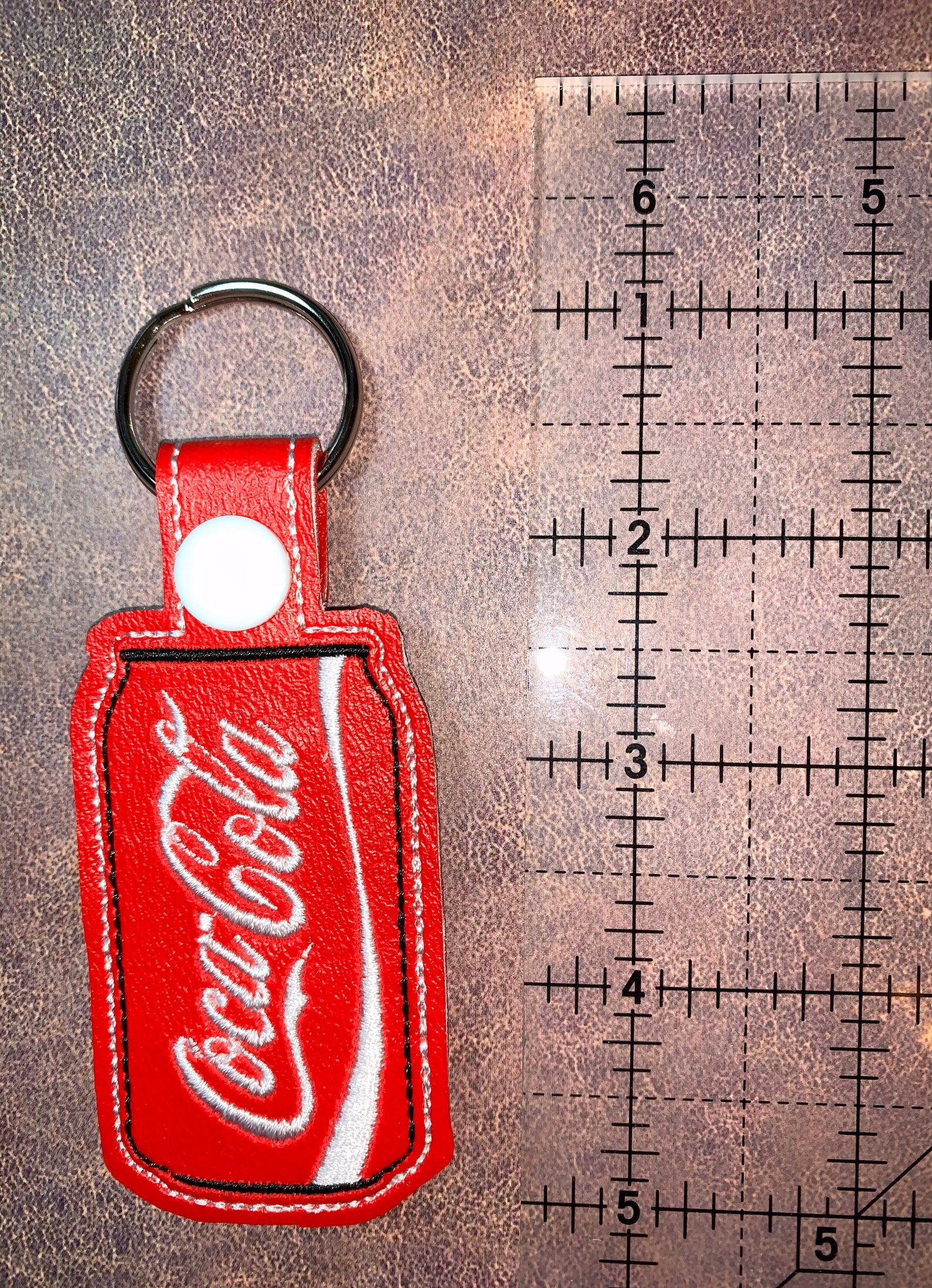 Coca cola key chain key fob or backpack pull | Etsy