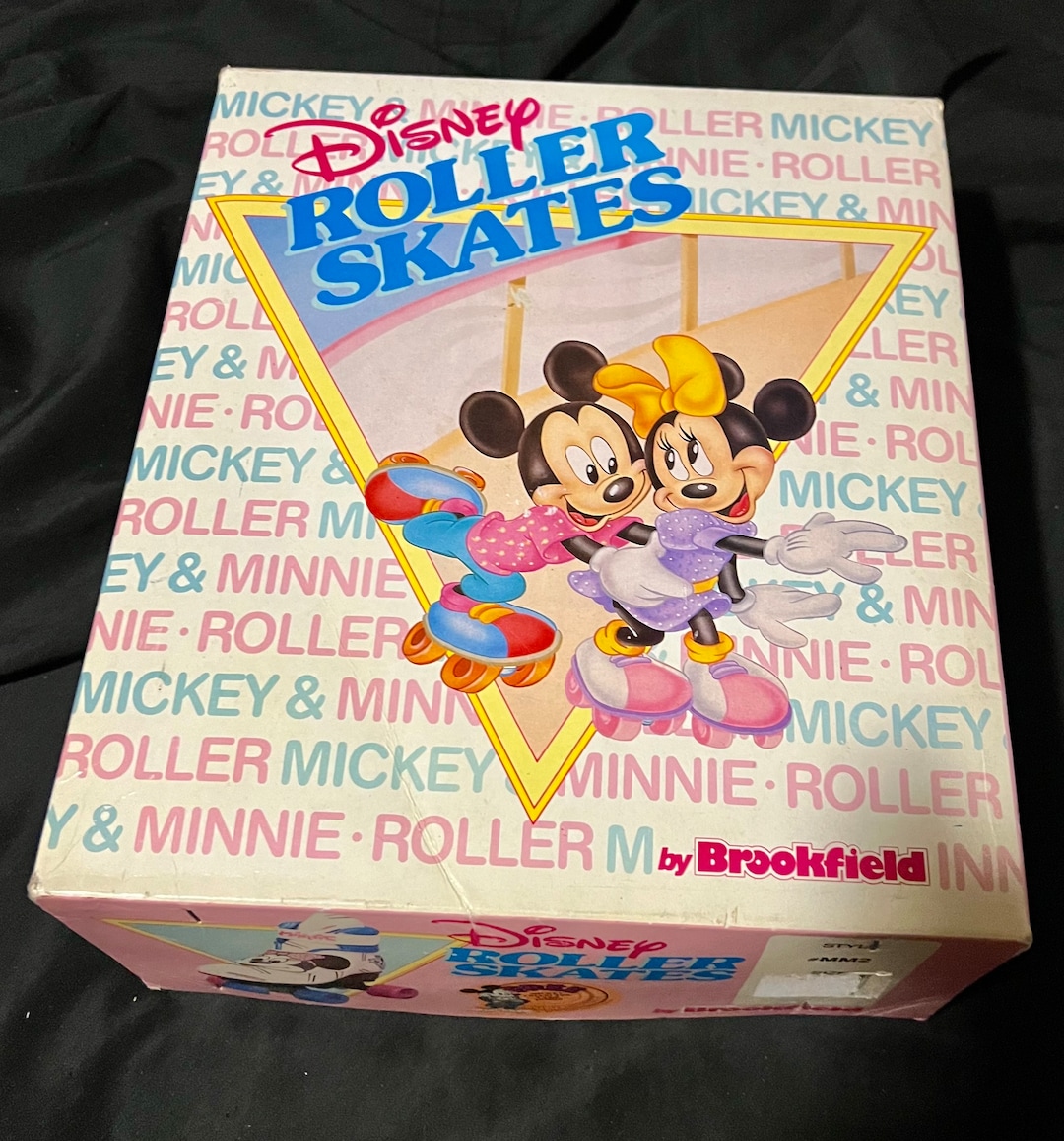 Vtg Disney Roller Skates Minnie Mouse by Brookfield in Original Box - Etsy
