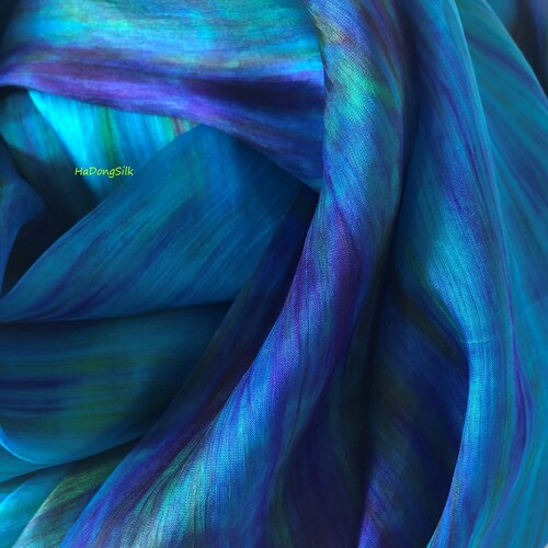 Unique Chiffon Long Silk Scarf for Grandmother Gift Unique - Etsy