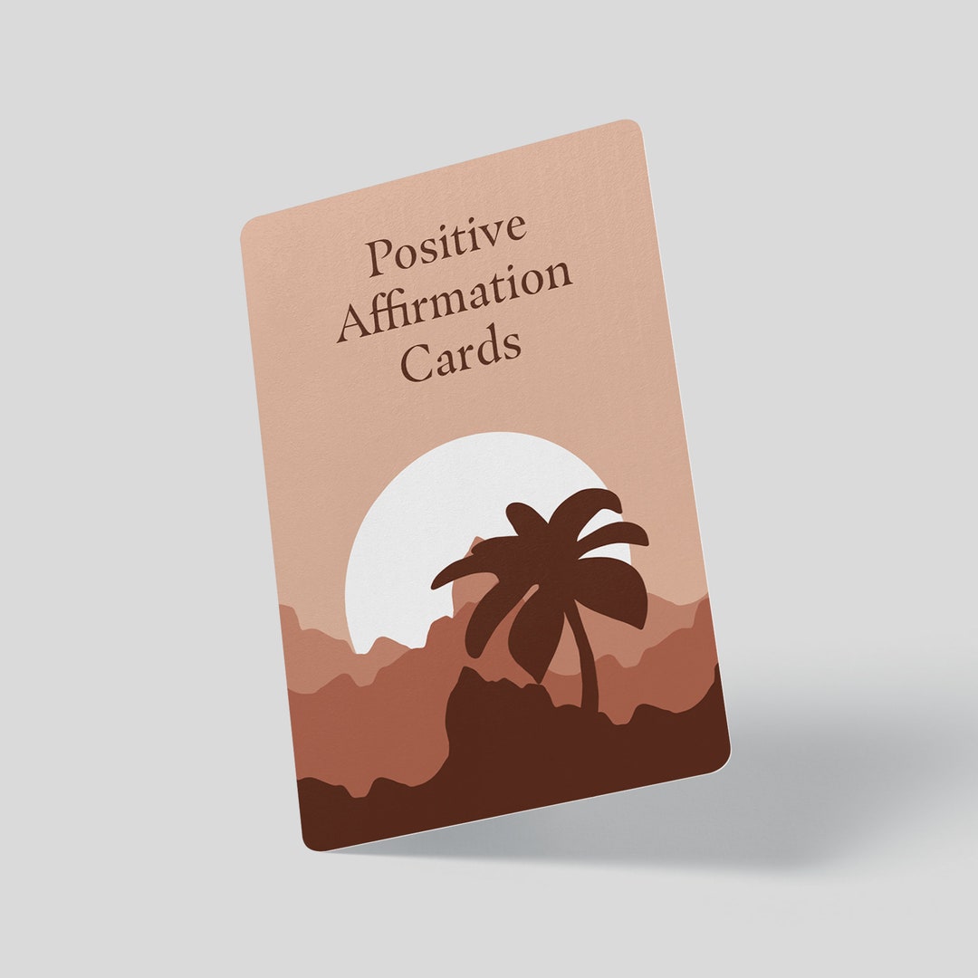 Printable Affirmation Cards • Set of 32 Positive Affirmations • Unique ...