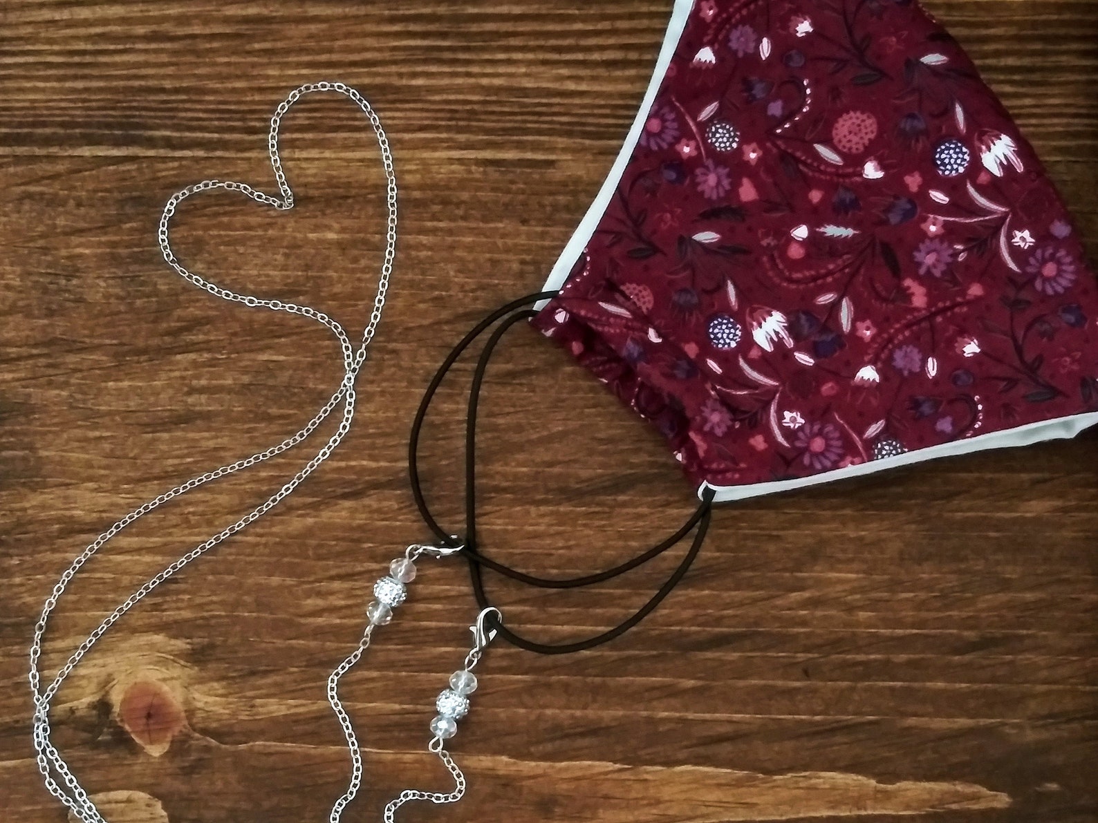 Mask Chain With Pearls Mask Holder Face Mask Chain Necklace - Etsy