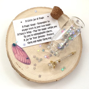 A Little Jar of Magic Gift of Magic Contains a Miniature Magic Wand, a ...