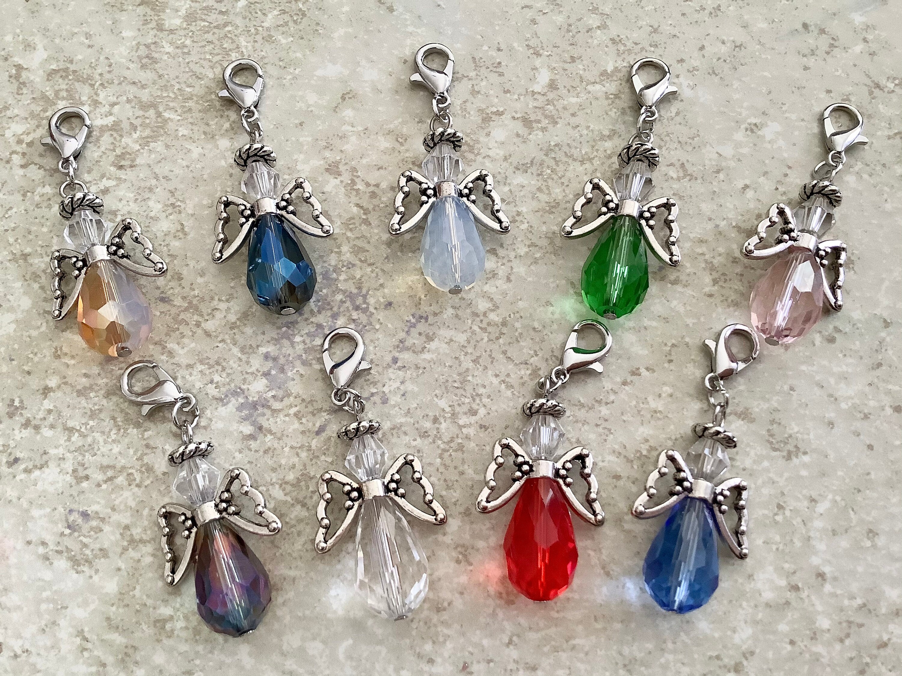 Angel Charms for Stockings & Gifts, Many Colors, Crystal Angel, Memory ...