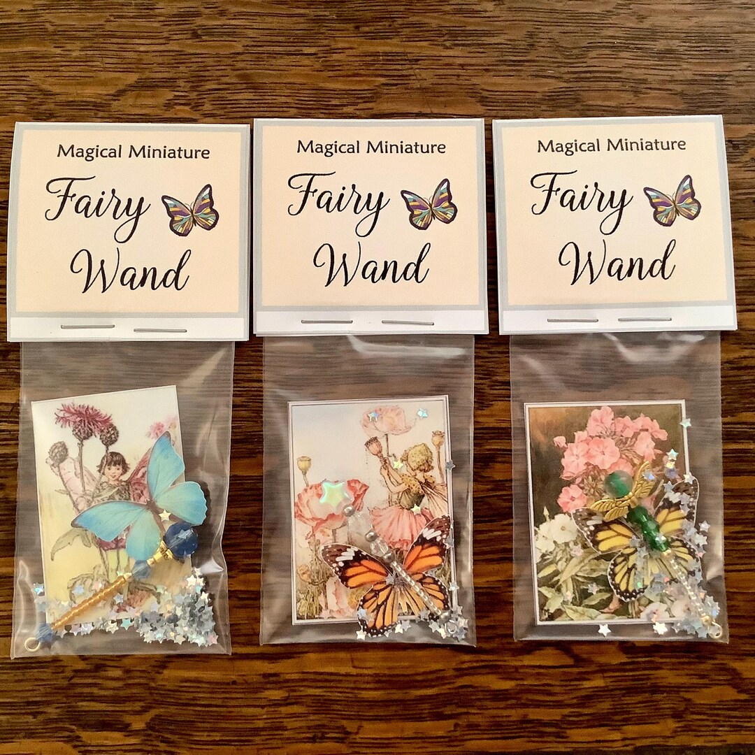 Mini Magical Fairy Wands: Fairy Party Favors for Girls, Charms ...
