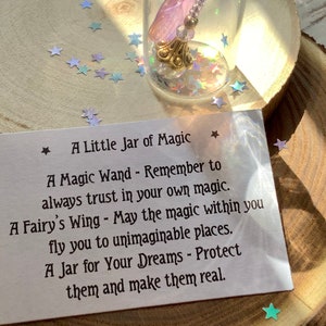 A Little Jar of Magic Gift of Magic Contains a Miniature Magic Wand, a ...