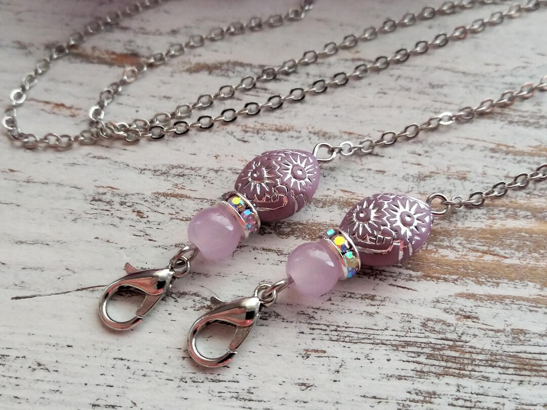 Violet Mist, Mask Chain, Mystic Violet, Pale Violet, Face Mask Chain ...